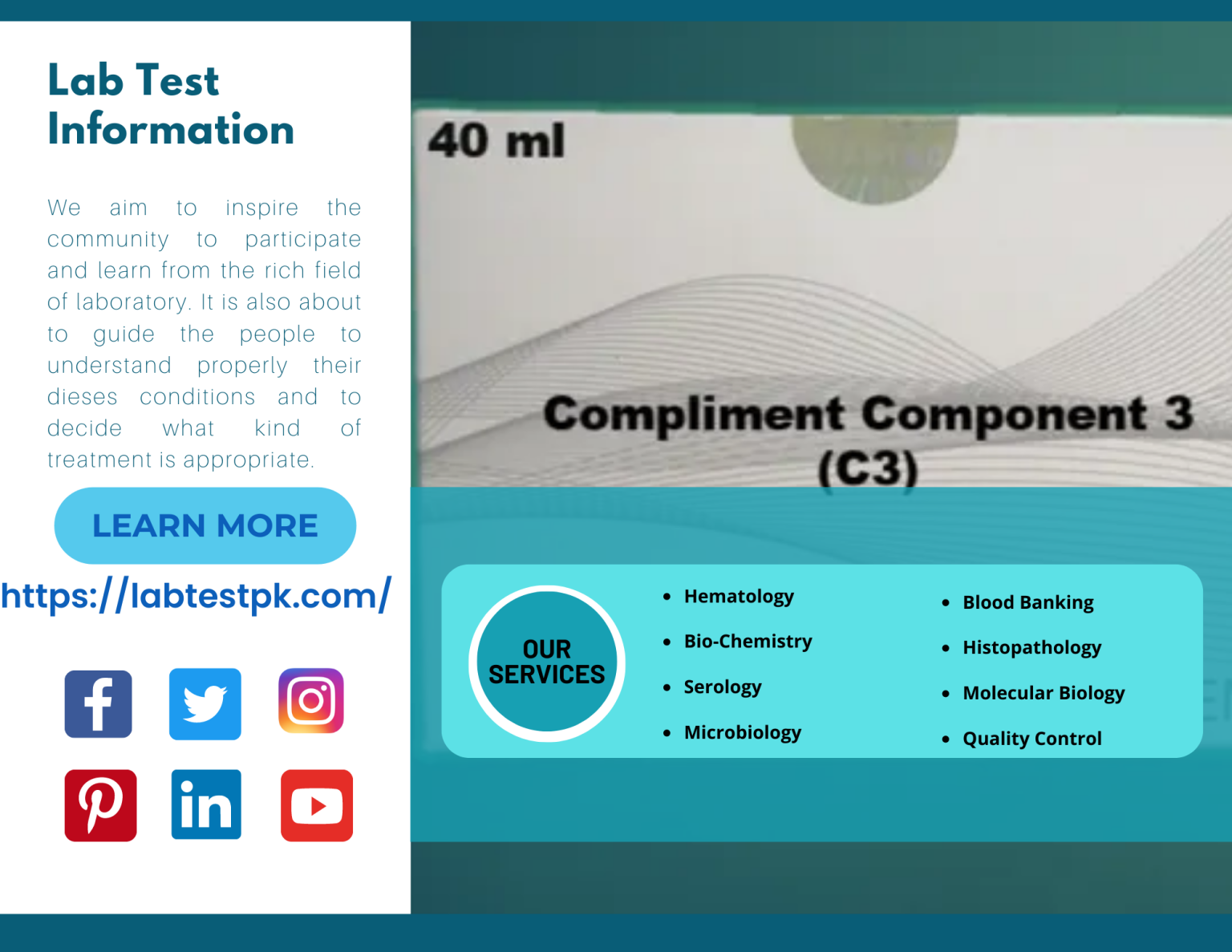 C3 Complement Test Purpose, Procedure | Lab Test Information